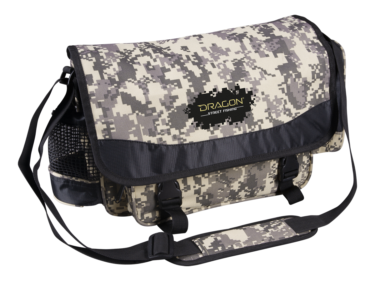 Dragon Sac Shoulder tackle bag with waist belt Street Fishing - Sacs ...