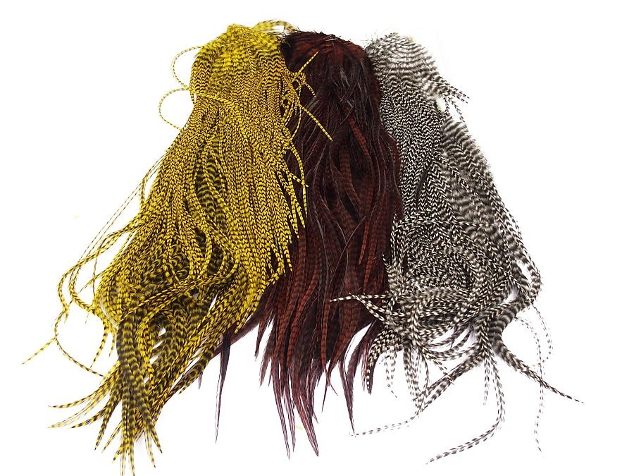 Keough Hackles Half Grizzly Saddle