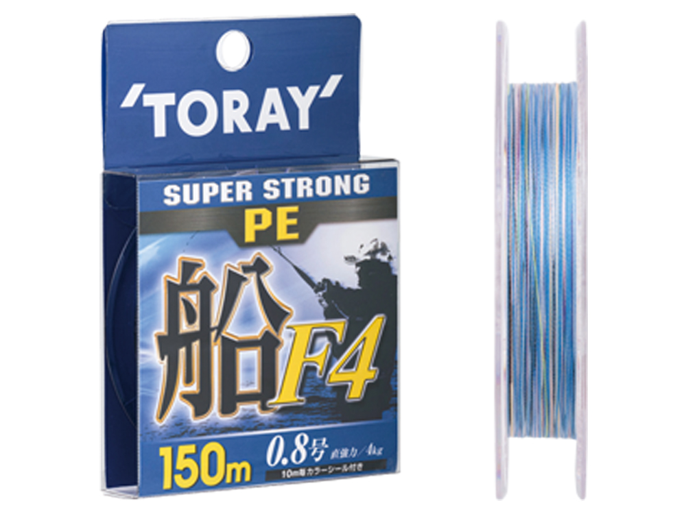 Toray Super Strong PE Fune F4 - Tresse carnassier - Magasin de peche PREDATEUR-PECHE