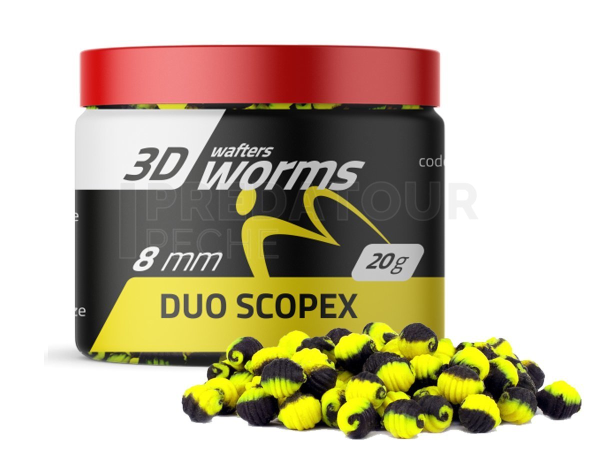 Match Pro Top Worms Wafters 3D Duo - Bouillettes Method Feeder ...